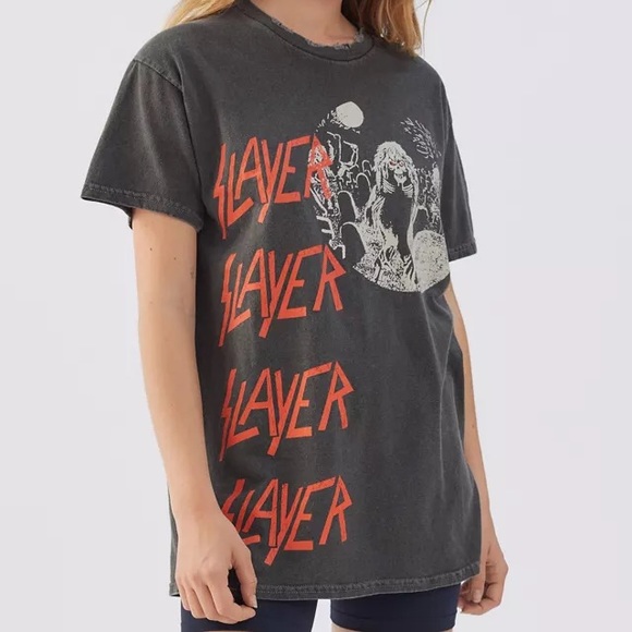 Slayer | Shirts | Slayer Live Undead Oversized T Shirt Dress | Poshmark